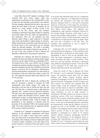 Glaucoma Detection and Image Processing Approaches: A Review | PDF