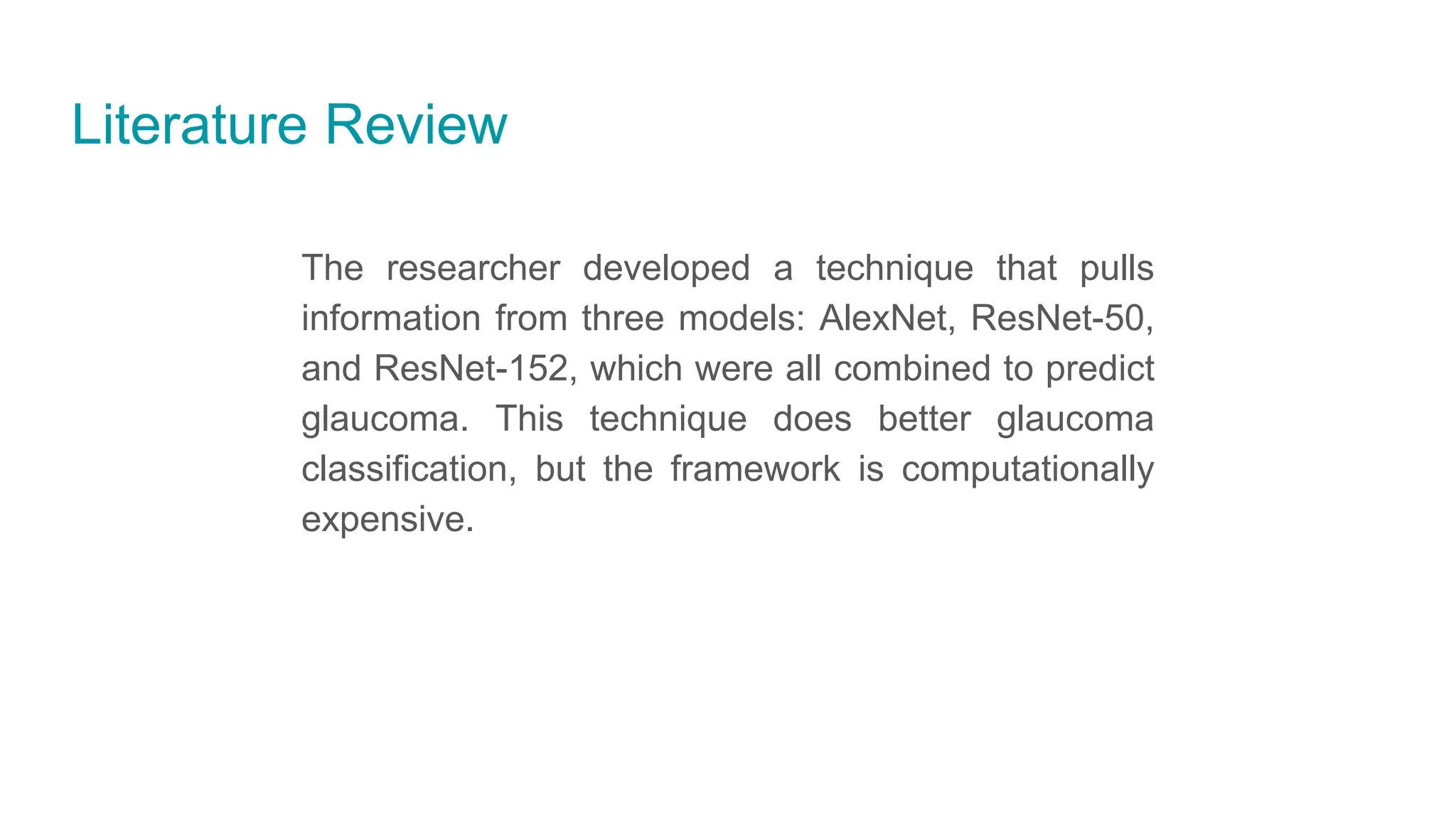 Glaucoma Detection Using Deep Learning Pptx Eye And Vision Conditions Diseases And Conditions