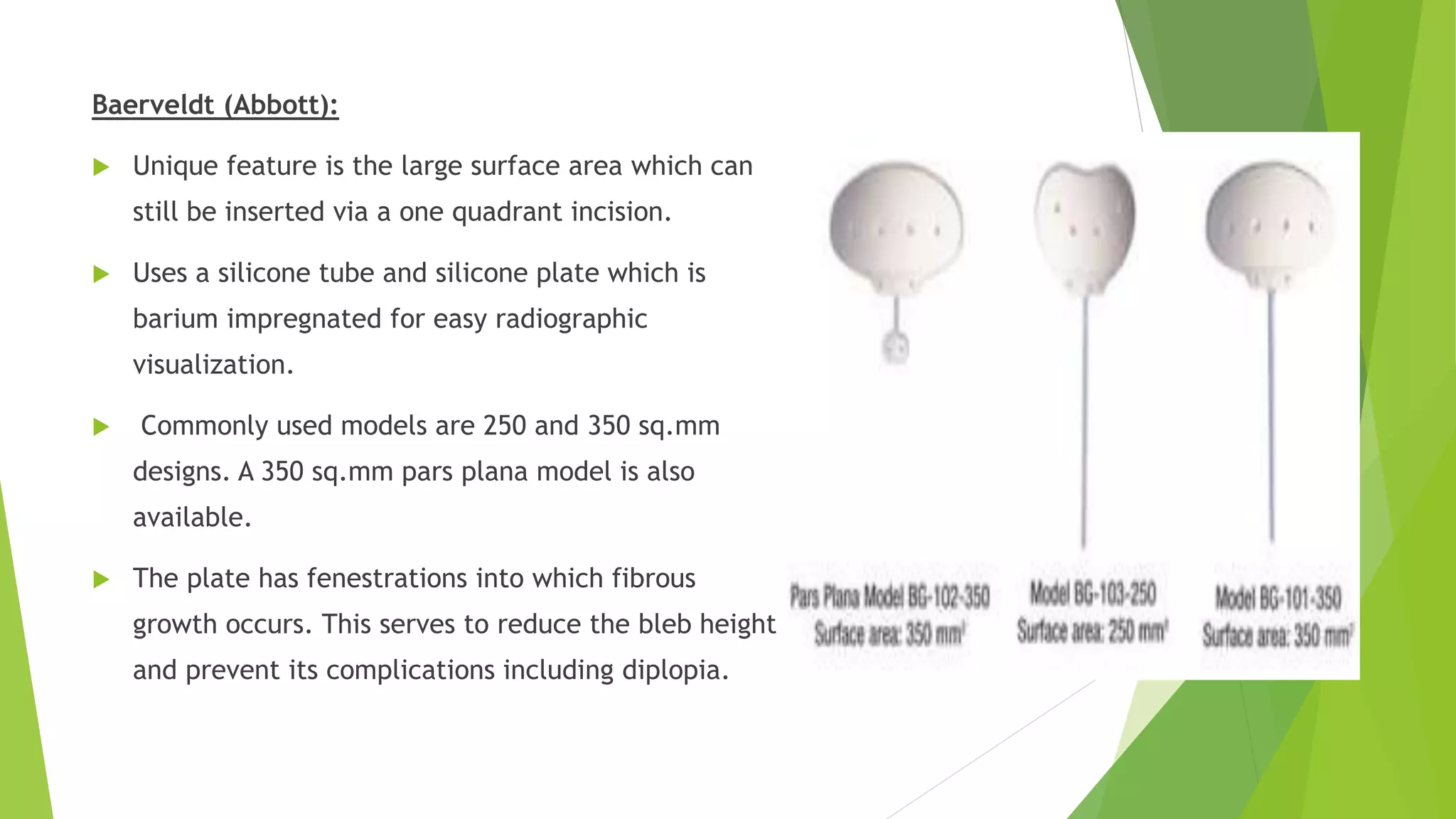 Glaucoma drainage devices | PPTX
