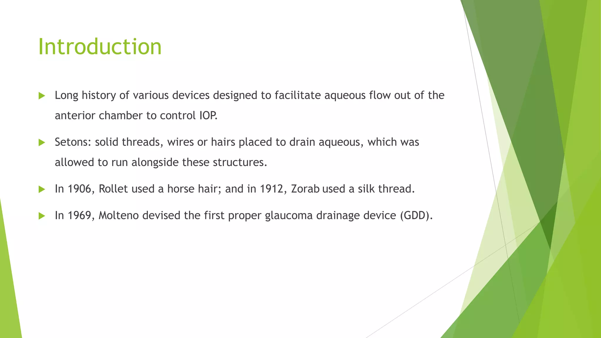 Glaucoma drainage devices[1] | PPTX