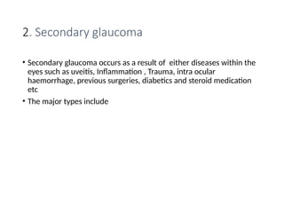 glaucoma Final PowerPoint done my Malama | PPTX