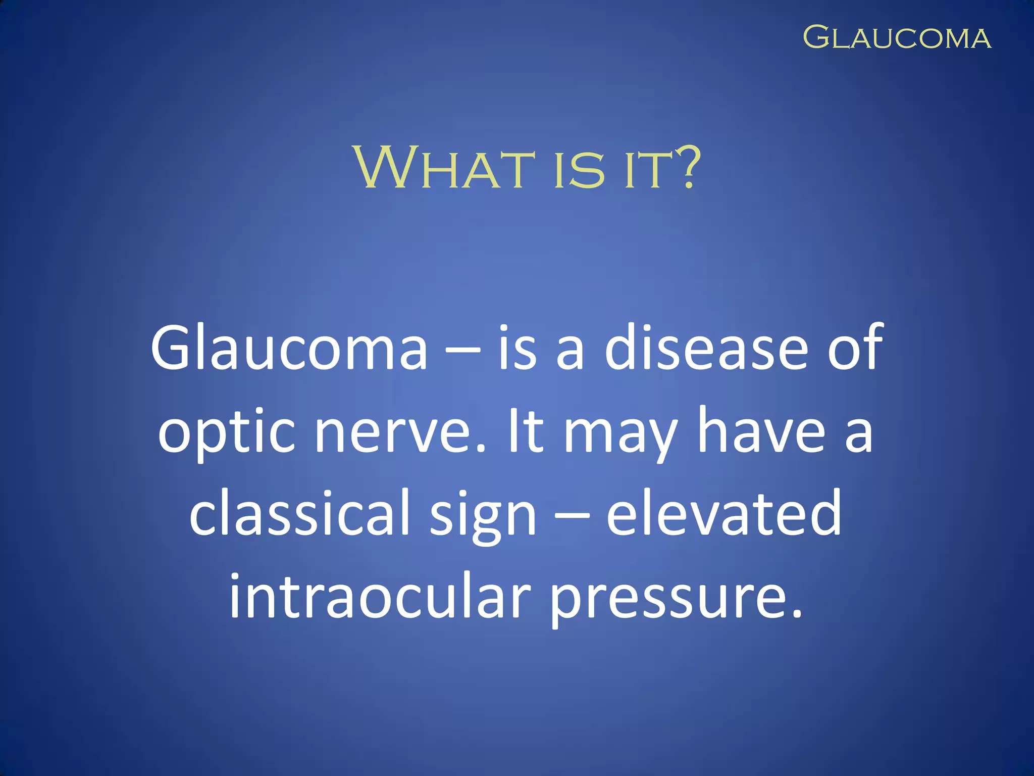 Glaucoma for the students and general practitioners | PDF | Eye and ...