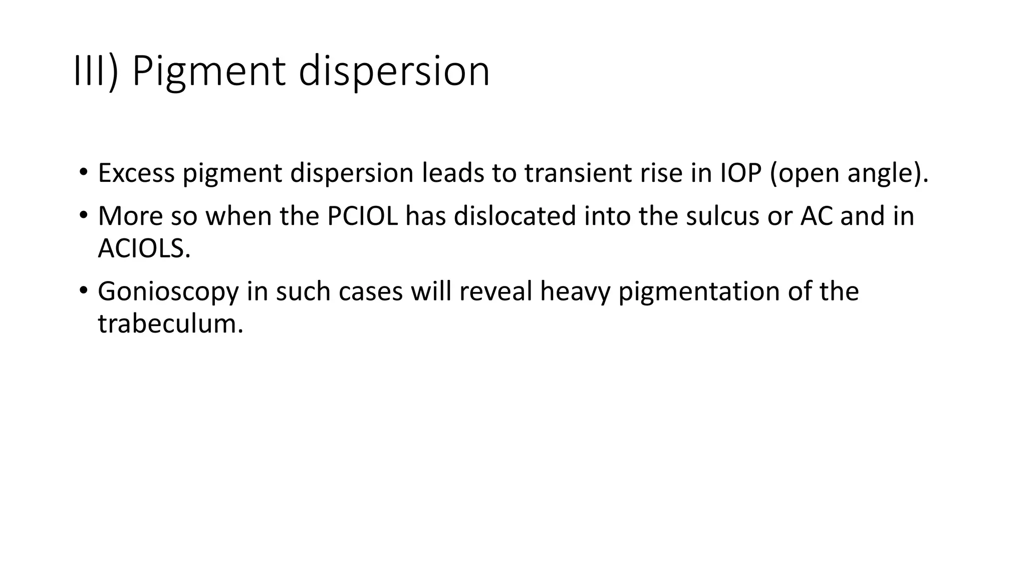 Glaucoma in Aphakia and Pesudophakia | PPTX