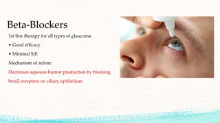 Glaucoma medication | PPTX