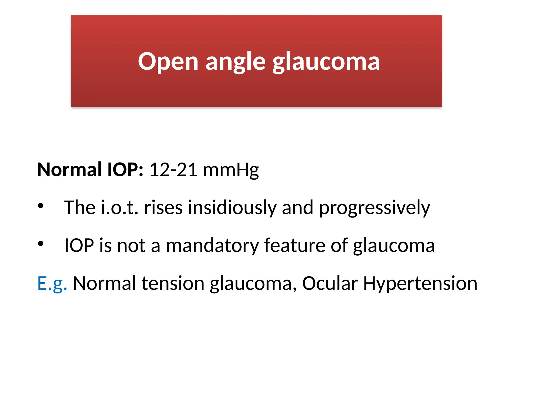 Pharmacotherapy of Primary open angle glaucoma. | PPTX
