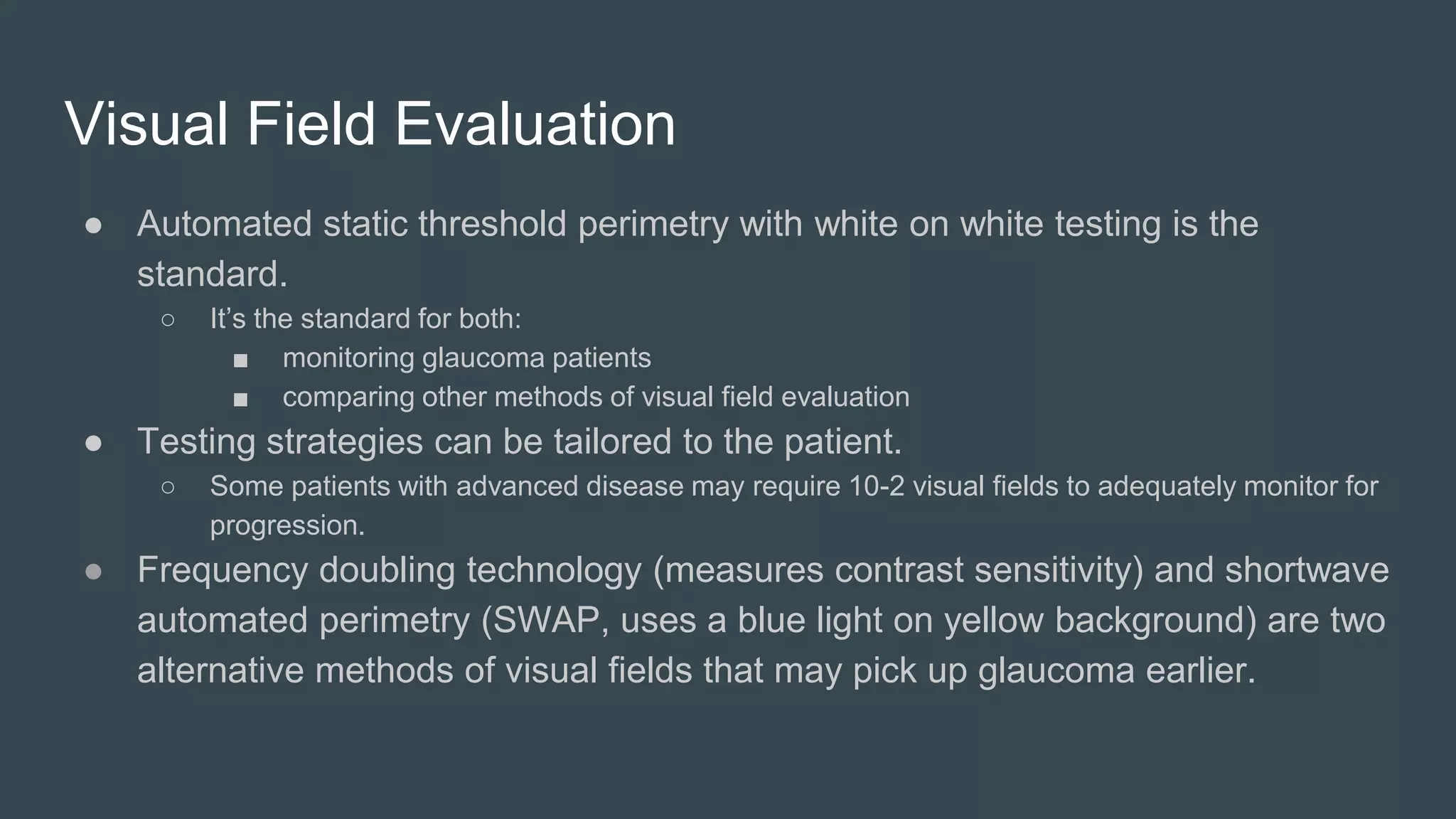 Glaucoma: Preferred Practice Patterns | PPTX