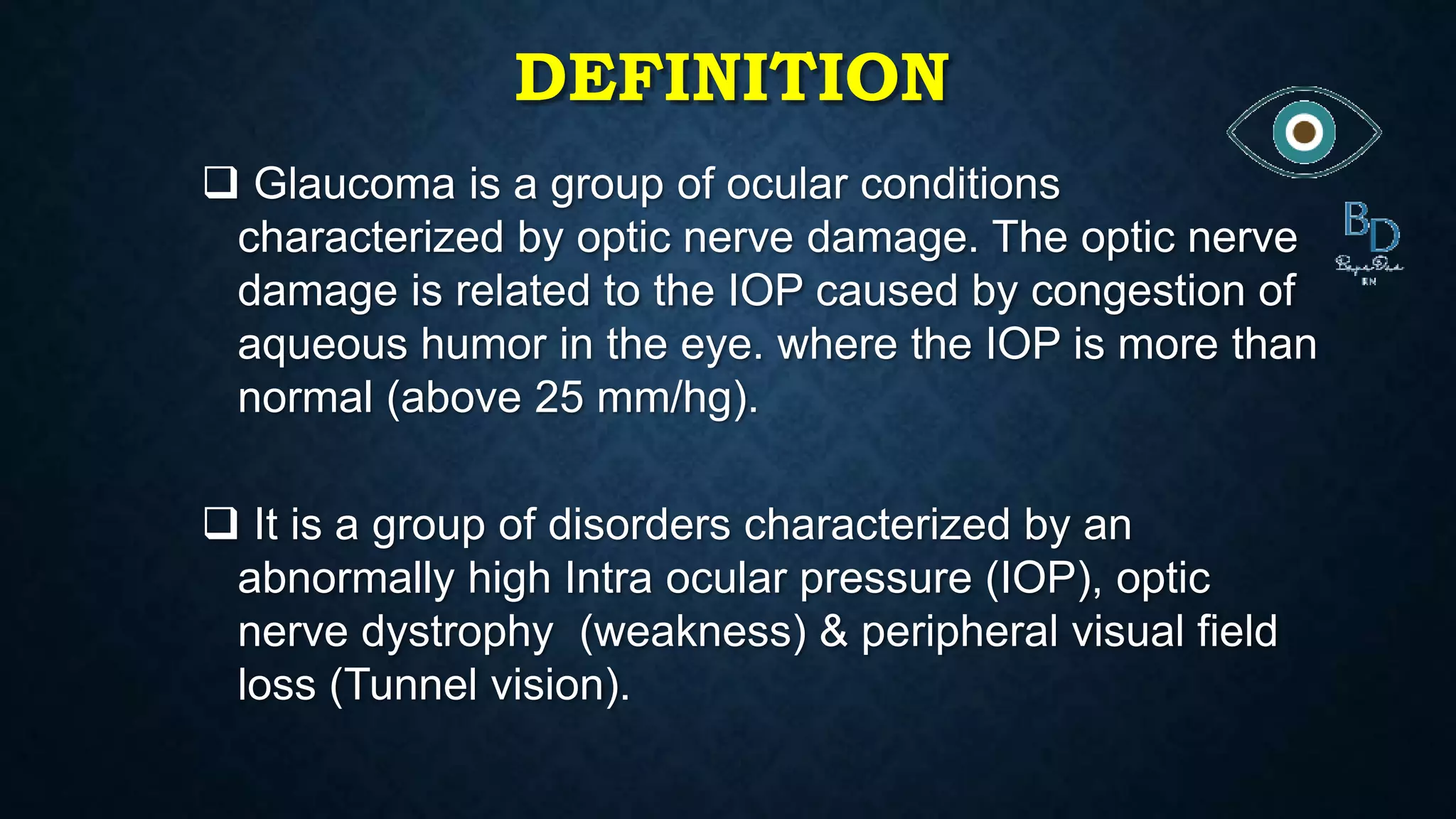 Glaucoma slides | PPT
