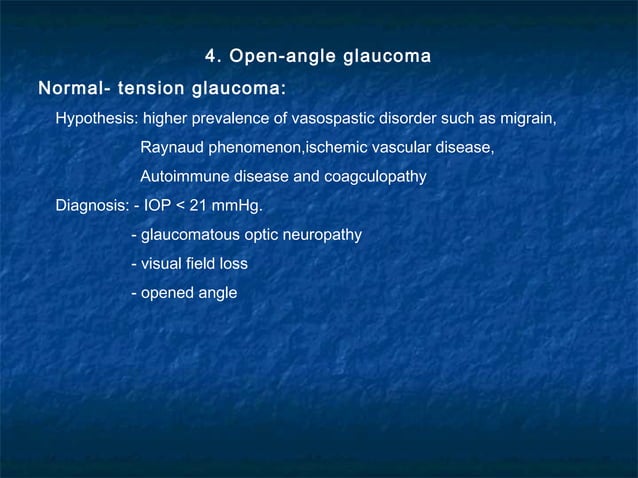 Glaucoma & target iop | PPT