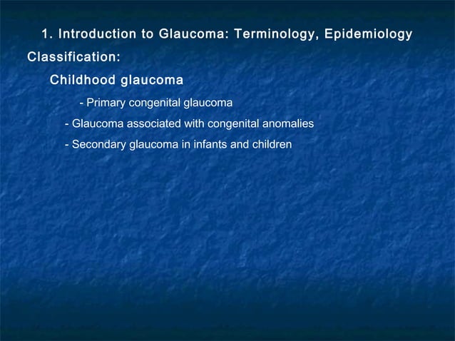 Glaucoma & target iop | PPT