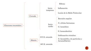 Glaucoma traumático | PPTX