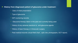 Glaucoma work up and modalities used in diagnosing glaucoma.pptx