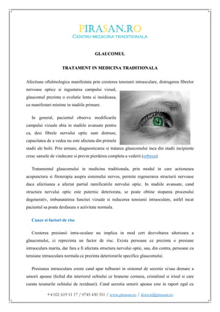 Glaucomul | PDF