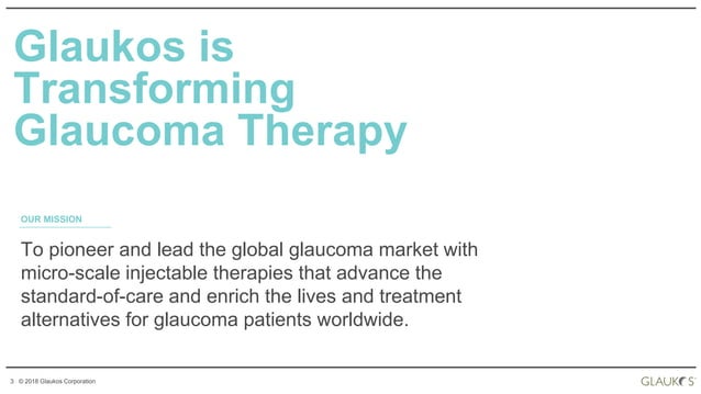 Glaukos january 2018 presentation | PDF | Eye and Vision Conditions ...