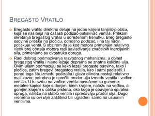 Glava motora i razvodni mehanizam | PPTX