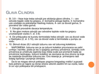 Glava motora i razvodni mehanizam | PPTX