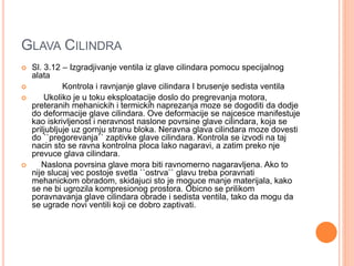 Glava motora i razvodni mehanizam | PPTX