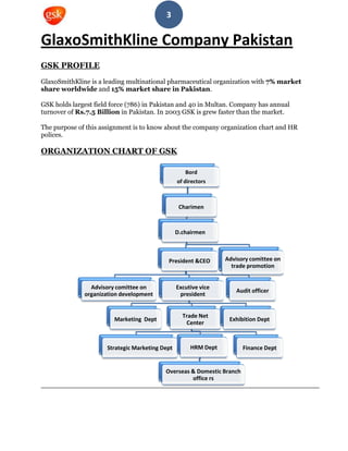Glaxo smithkline company pakistan assignment | PDF