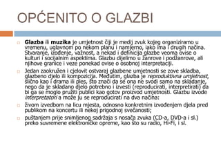 Glazba. | PPTX