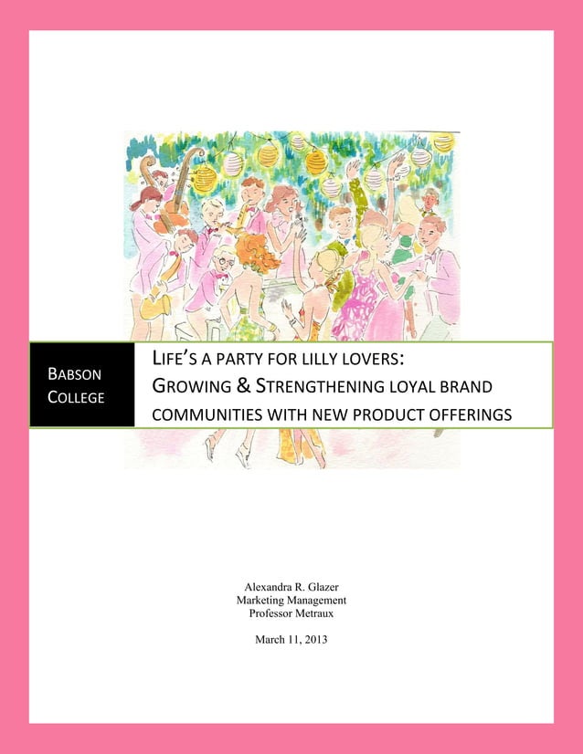 Lilly Pulitzer Strategic Brand Extension Paper | PDF