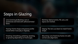 Glazing and Edging of Lenses(manual & automatic).pptx