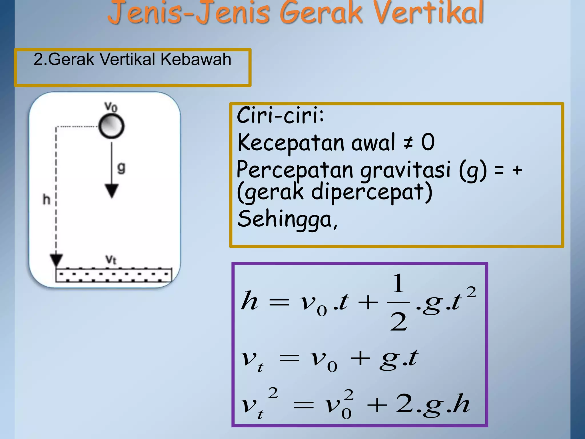 Glbb (gerak vertikal) | PPTX