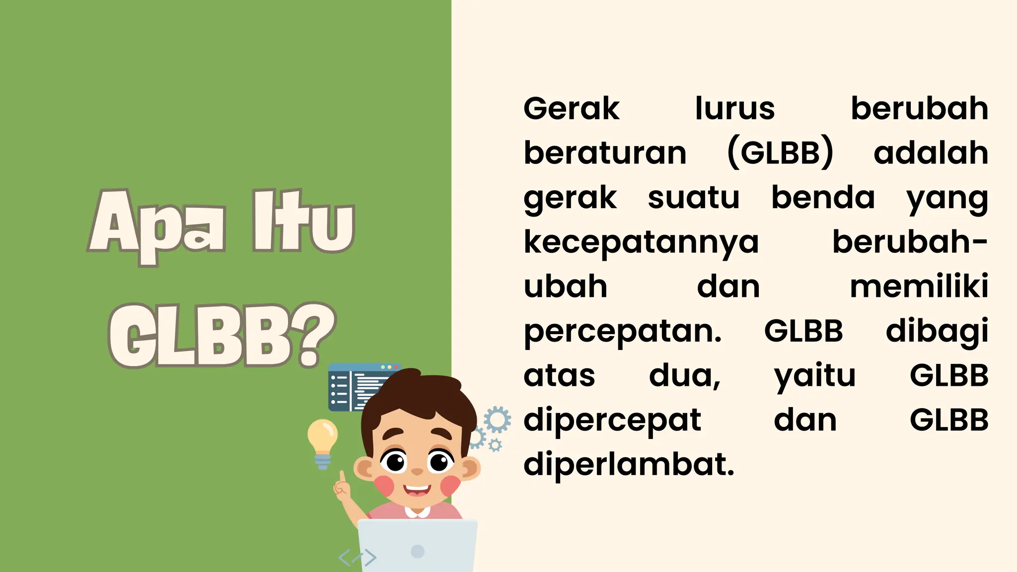 Materi GLB dan GLBB untuk kelas XI SMA.pdf