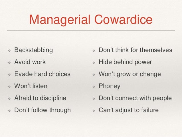 The Art of Living Courageously Week 8: Managerial Courage