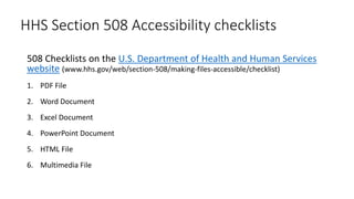 Designing with Accessibility in Mind | PPTX | Web Design and HTML ...