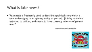 GALILEO vs. Fake News: GALILEO WINS! | PPTX