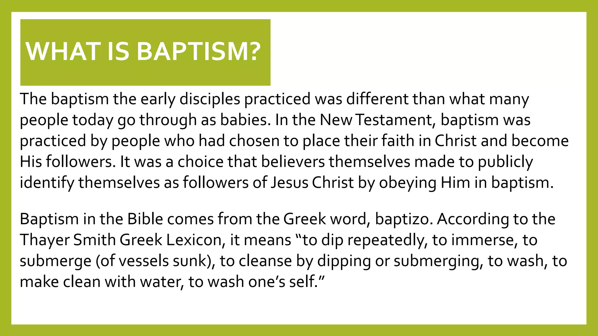 CCF GLC 1 Book 2_Session 4_One Step - Baptism | PPTX