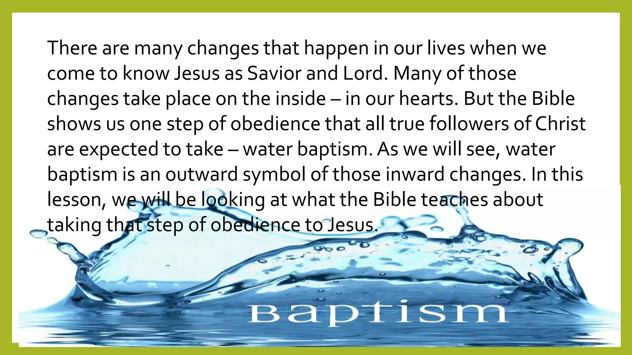 CCF GLC 1 Book 2_Session 4_One Step - Baptism | PPTX