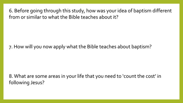 CCF GLC 1 Book 2_Session 4_One Step - Baptism | PPTX