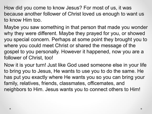 CCF GLC 1 Book 2_Session 7_One Task - Witnessing | PPTX | Christianity ...