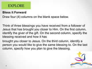 CCF GLC 1 Book 2_Session 7_One Task - Witnessing | PPTX