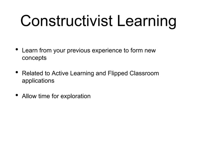 An Introduction to Constructivism Theories and Applications | PPT