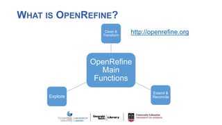 OpenRefine | PPTX