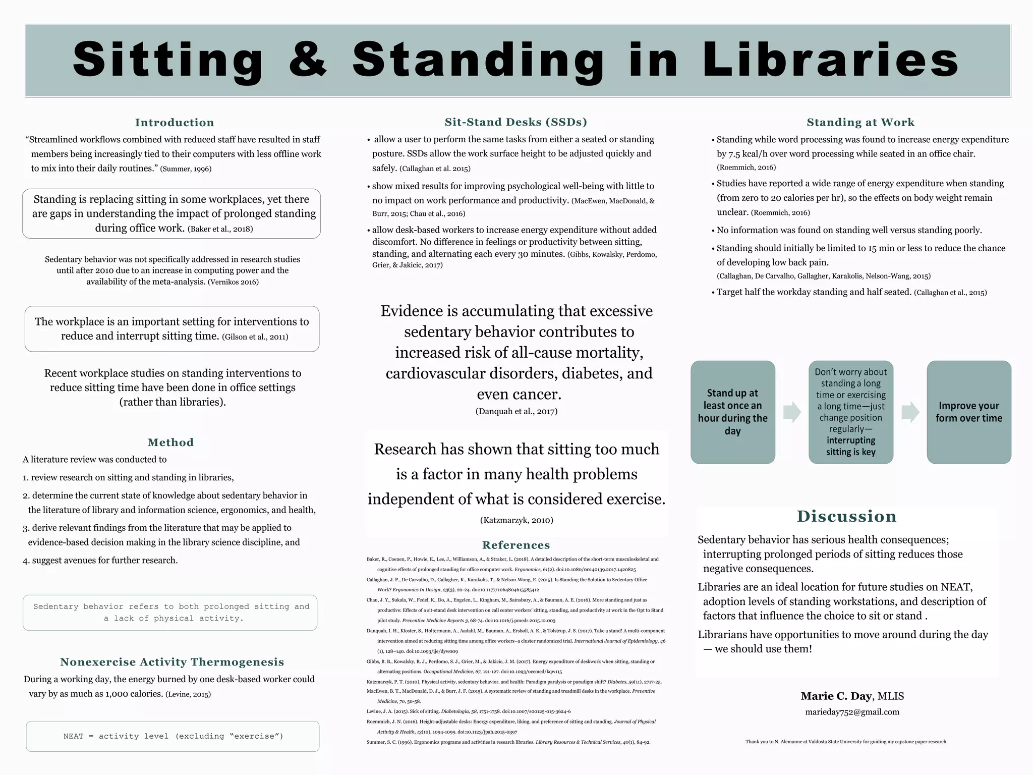 Sitting and Standing in Libraries | PDF