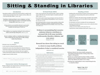 Sitting and Standing in Libraries | PDF