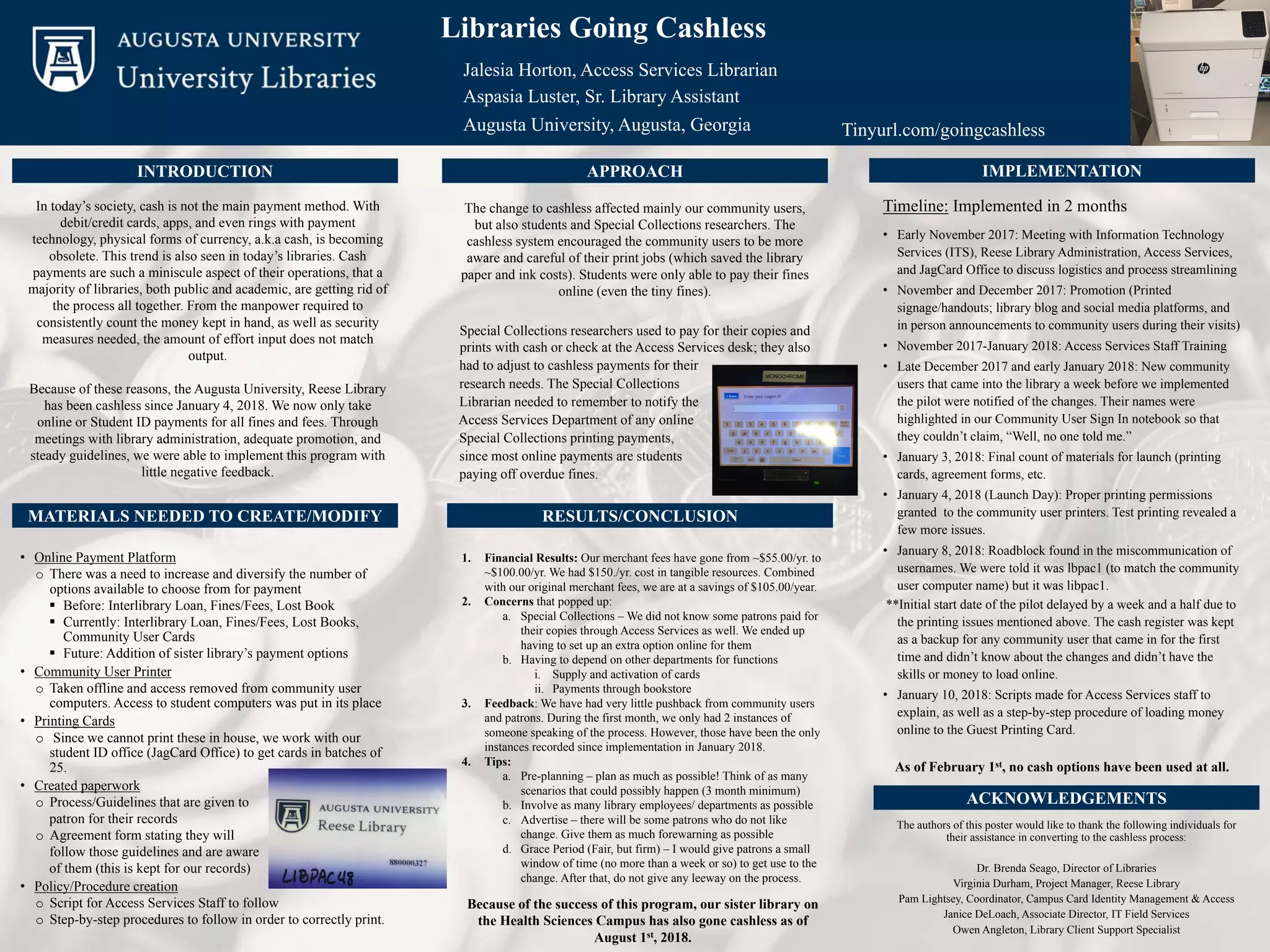 Libraries Going Cashless | PPTX