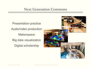 Academic Library Learning Space Evolution: The Information Commons Ten ...