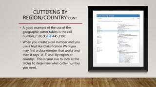 LC Call Number 101: “What does it all mean?!”, the LC Classification ...