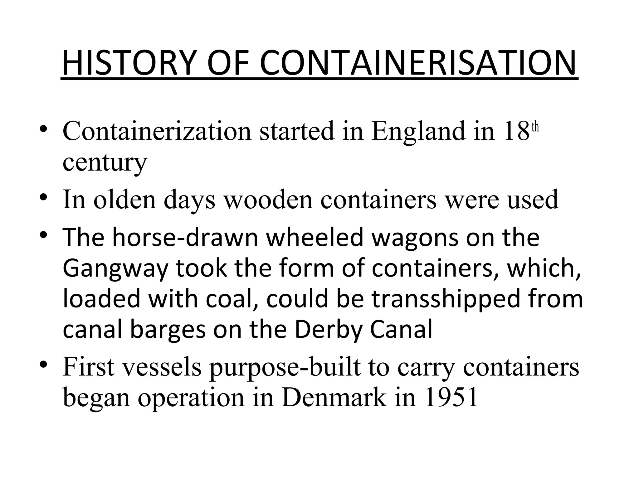 Gl containerisation | PPT