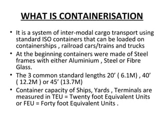 Gl containerisation | PPT