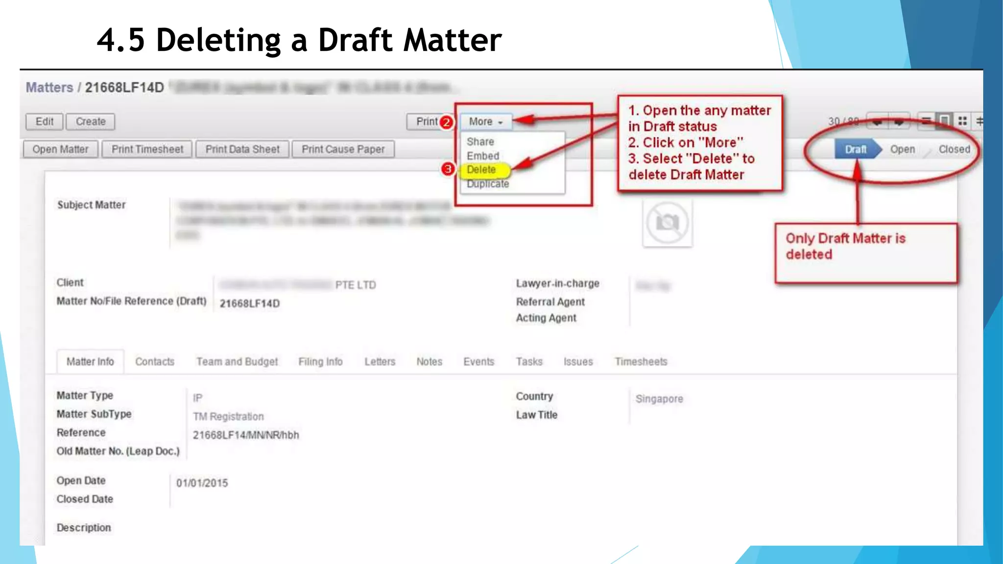 Glc portal project user training - overview and matter management v2.0 ...