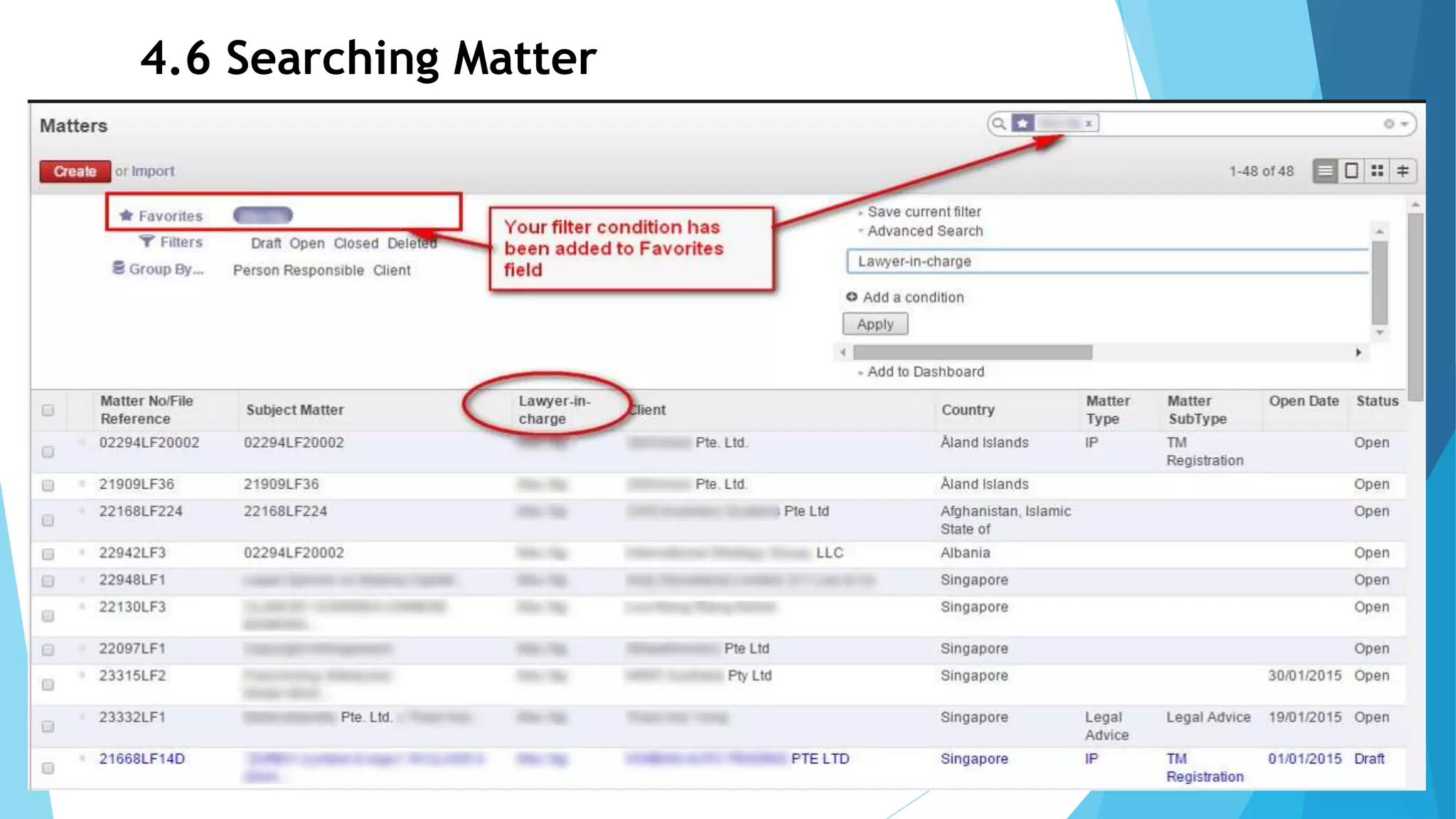 Glc portal project user training - overview and matter management v2.0 ...