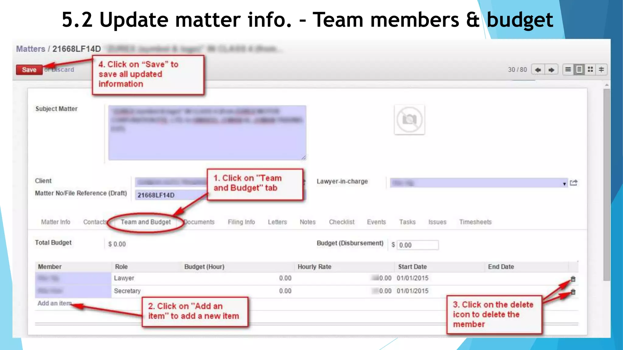 Glc portal project user training - overview and matter management v2.0 ...