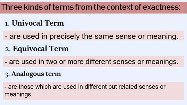 Terms and Ideas | PPTX