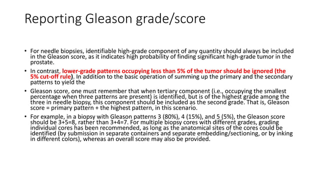 Gleason grading system | PPTX