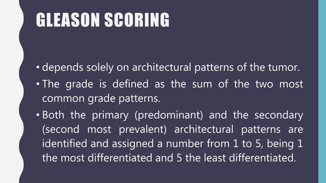 Gleasons scoring system | PPTX