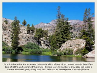 Glen alpine to grass lake | PPT